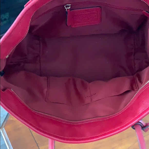 Coach | Bags | Coach Red Tote | Poshmark